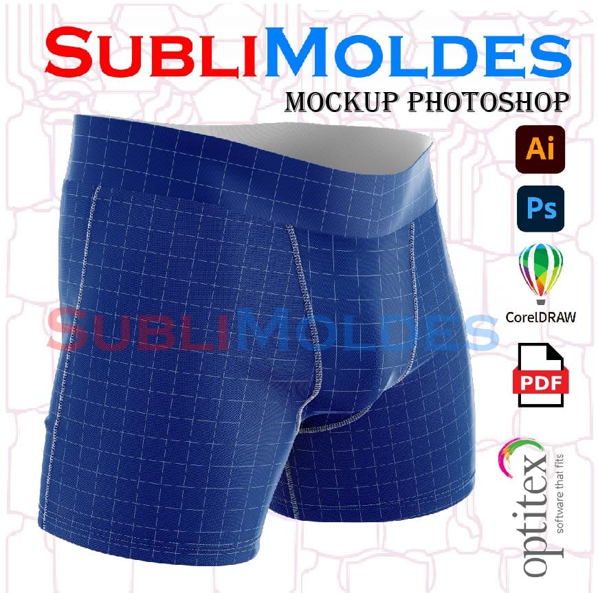 MOCKUP Boxer | Sublimoldes Moldes Digitales