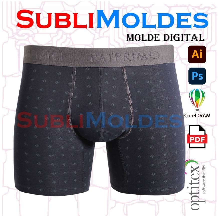 Digital Sewing Pattern Boxer | Sublimoldes Digital Sewing Patterns