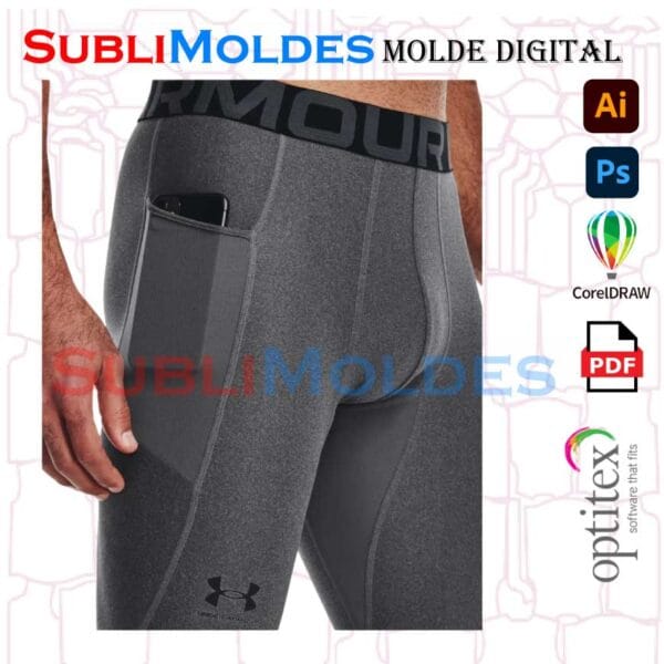 Sewing Pattern Lycra Boxer Sport Larga | Sublimoldes Digital Sewing ...